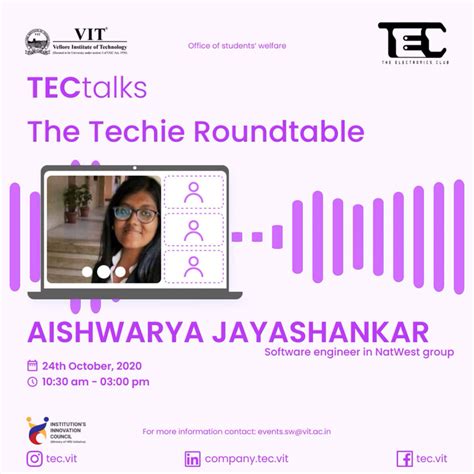 Aishwarya Jayashankar On Linkedin Thetechieroundtable