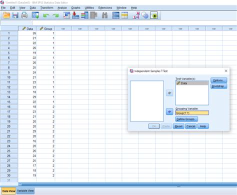 Using Spss Find The Test Statistic Critical Value P Value And State Your Conclusion Create
