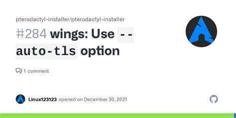 Wings Use ` Auto Tls` Option · Issue 284 · Pterodactyl Installer