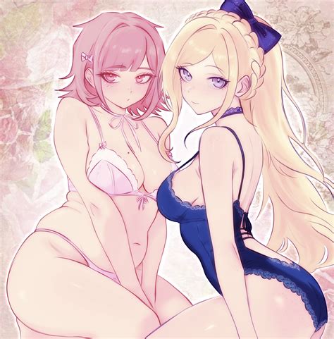 Nanami Chiaki And Sonia Nevermind Danganronpa And More Drawn By Veggiemist Danbooru