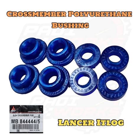 Crossmember Polyurethane Bushing For Lancer Itlog Pizza Gsr All
