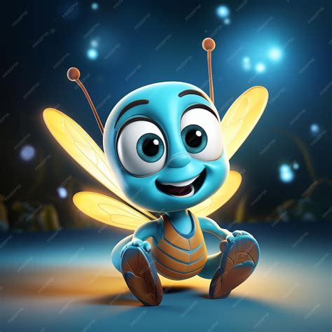 Premium Ai Image Cartoon Firefly 3d