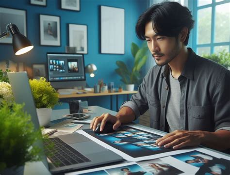 نحوه طراحی بروشور در فتوشاپ به صورت تصویری مکتوب