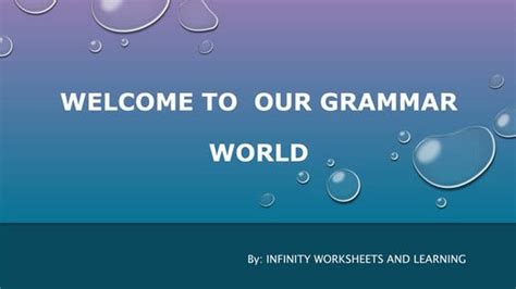 Grammar Articles Ppt Geography Science