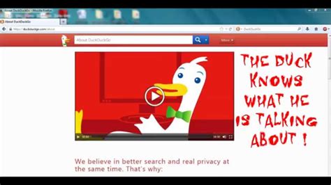 DuckDuckGo S Search Engine NON TRACKING YouTube