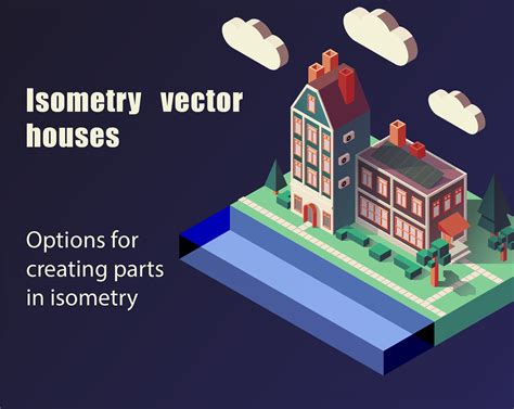 Isometry Vector Houses On Behance