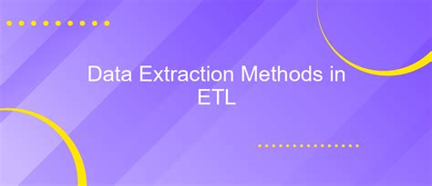 Data Extraction Methods In Etl Apix Drive