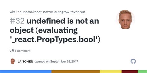Undefined Is Not An Object Evaluating Reactproptypesbool · Issue 32 · Wix Incubator