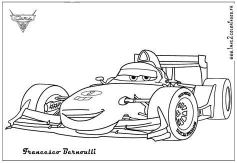 Kleurplaten Cars 2 Francesco