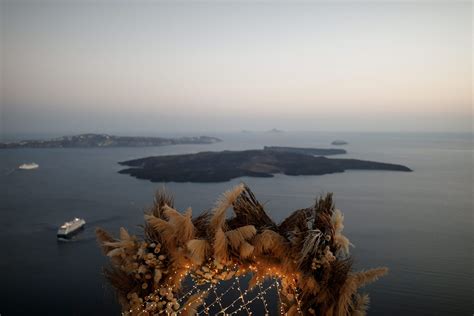Same Sex Elopement In Santorini