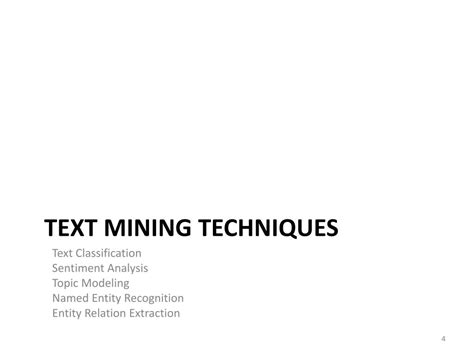 PPT Text Mining Techniques Tools Ontologies And Shared Tasks PowerPoint Presentation ID