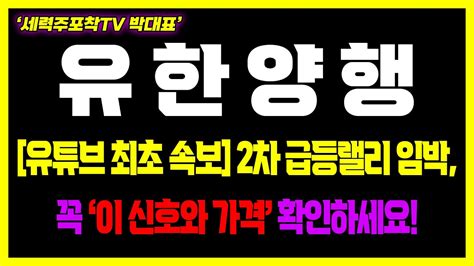 유한양행 초거대세력 9월 추가 매집 플랜 공개 충격적 매수 이유 공개유한양행 Fda 렉라자 오스코텍 비소세포폐암 존슨앤드존슨 마일스톤 파이프라인