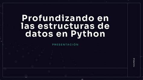 Estructuras De Datos En Python