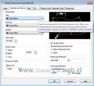 Setting Dimension Pada AutoCAD Belajar Mudah AutoCAD