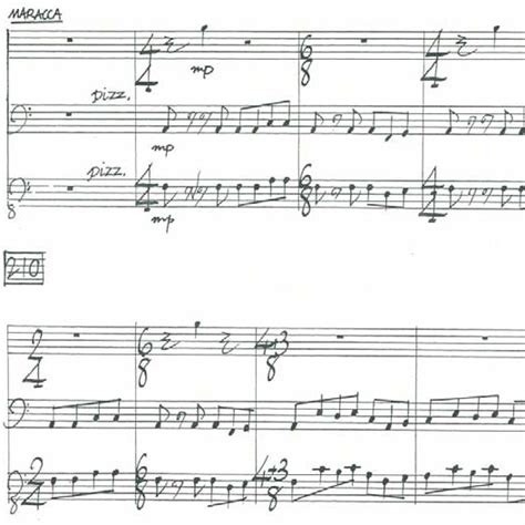 Walking Bass Like Patterns Beginning At Measure 207 In Musicians