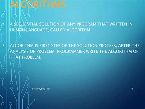 C Program Execution And Algorithm Pptx Programming Languages
