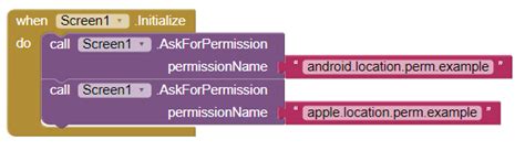 Permissions Name For Ios And Android Mit App Inventor Help Mit App
