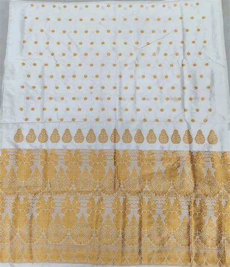 Handloom Weavers Festive Wear Assam Silk Saree 55 M Separate Blouse