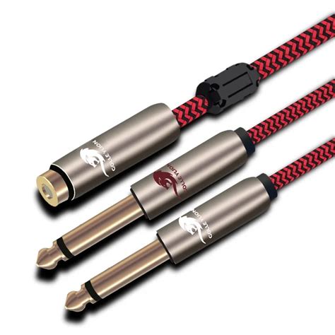 Dual Mm Mono Male To Single Mm Female Audio Extension Cable Mixing Console