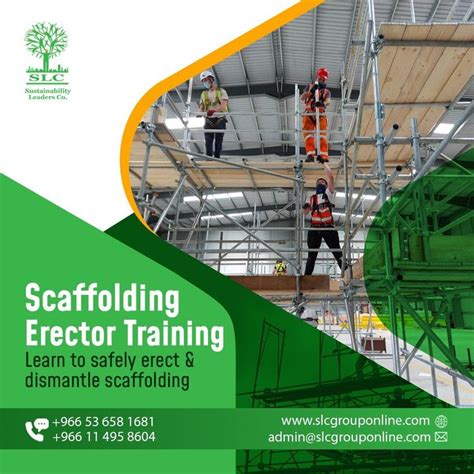 Learn To Safely Erect Dismantle Scaffolding Safety Training Workplace Safety Health And Safety