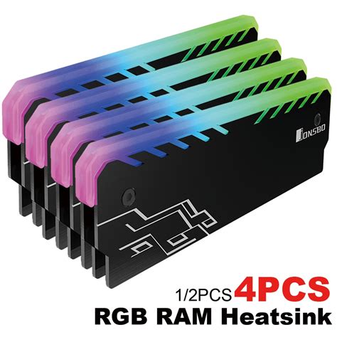 4 1pcs ram ddr ddr3 ddr4 rgb