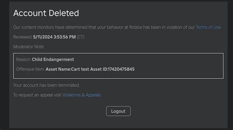 Account Terminated For No Reason Platform Usage Support Developer