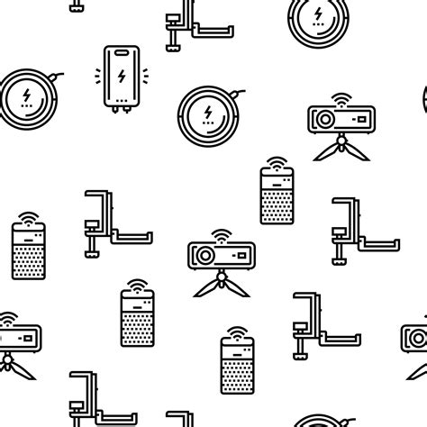 Electronics Digital Technology Vector Seamless Pattern 18777387 Vector Art At Vecteezy