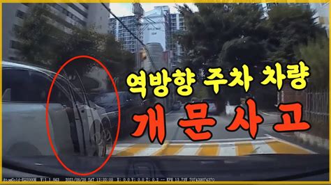 12723회 불법 주차 중인 차량 조수석 문이 갑자기 열리면서 블박차가 문을 부딪친 사고 조수석 문을 연 사람뿐 아니라