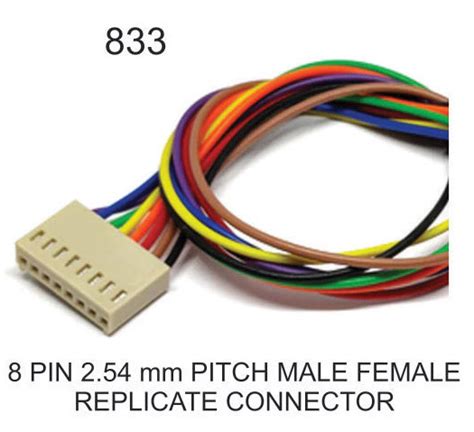 8 Pin 2 54mm Pitch Male Female Replicate Connector At Best Price In