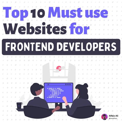 Top 10 Must Use Websites For Frontend Developers These Websites Will Increase Your Productivity
