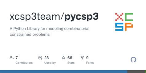 Github Xcsp3teampycsp3 A Python Library For Modeling Combinatorial Constrained Problems