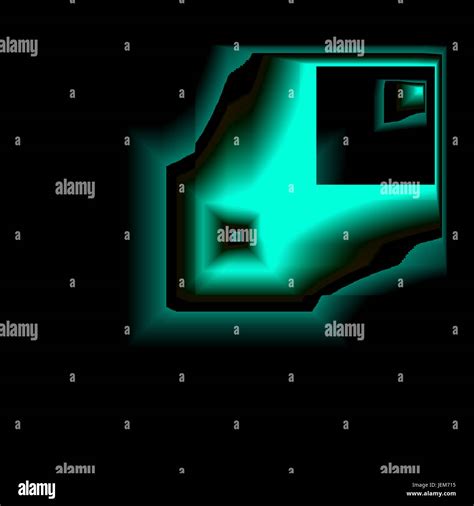 Digital Art Abstract Three Dimensional Objects With Soft Lighting