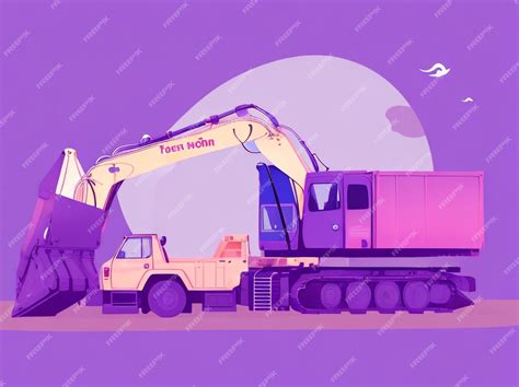 Premium Photo Garbage Collection Excavator In Action