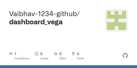 github vaibhav 1234 github dashboard vega