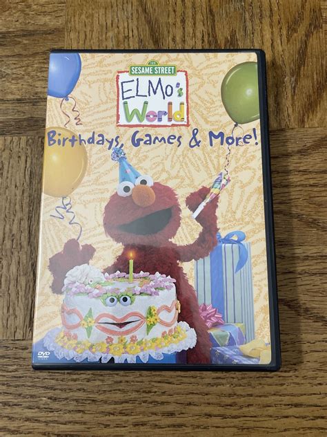 Sesame Street Elmos World Birthdays Games And More Dvd 74645405797 Ebay