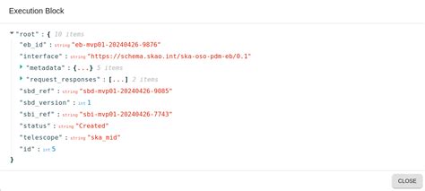 Execution Block Page Ska Oso Ptt Documentation