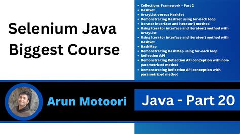 Java Part 20 Selenium Java Biggest Course Youtube