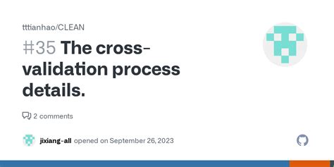 The Cross Validation Process Details Issue Tttianhao CLEAN GitHub