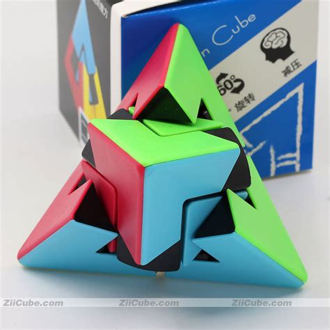 Fanxin Cube Pyraminx Duo Triangle Tower Puzzle Intellectual Toy Magic