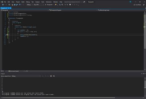 Tracepoints Debug With Less Clutter Visual Studio Blog