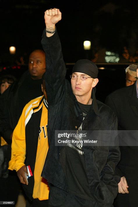 Eminem At The Premiere Of 8 Mile At The Village Theatre In News