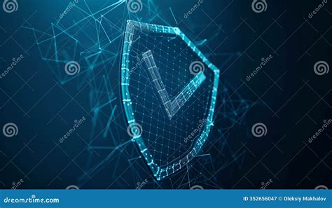 Secure Cybersecurity Networks With Glowing Shields And Digital