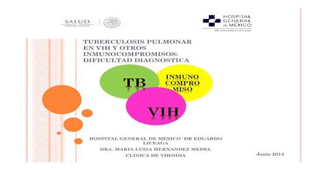 Diagnóstico de Tuberculosis Pulmonar en VIH - gob.mx · medida en pruebas obsoletas incluyendo ...