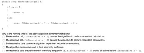 Solved The Code Below Is For A Recursive Solution To Chegg