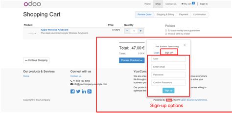 Odoo Website Guest Checkout Webkul