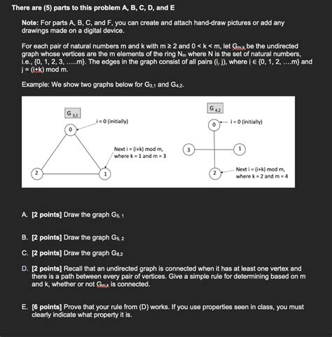 Solved Here Are Parts To This Problem A B C D And E Chegg