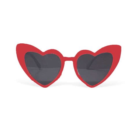 Retro Heart Shaped Sunglasses Red Heart Shaped Sunglasses Cool