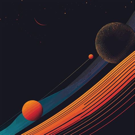 Planetsthatorbitthesunastronomyeducational Premium Ai Generated Vector
