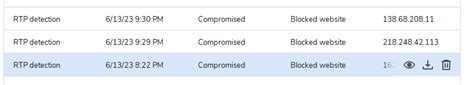 RTP Detection Compromised After Factory Reset Resolved Malware