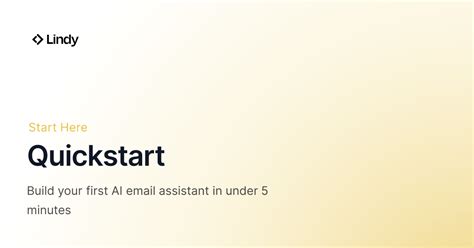 quickstart lindy documentation